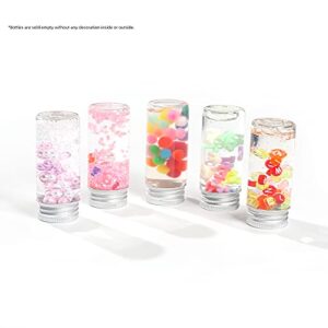 Magic Season Decorative Glass Bottles (12 Pcs w/Aluminum Cap / 1 fl oz)