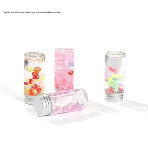 Magic Season Decorative Glass Bottles (12 Pcs w/Aluminum Cap / 1 fl oz)