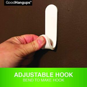 GoodHangups Peel & Stick Reusable Hooks 3 Pack