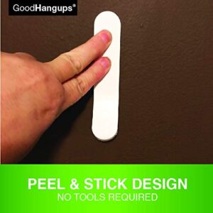 GoodHangups Peel & Stick Reusable Hooks 3 Pack