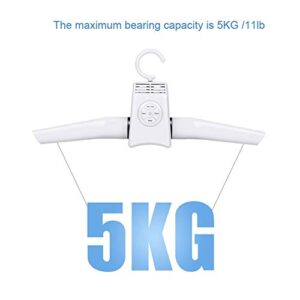 Portable Clothes Dryer - Electric Clothes and Shoe Drying Hanger Foldable Clothes Dryer with Cold/Hot Drying and Timer Dryer Rack Machine US Plug 110-240V for Socks, Bras, Lingerie, Clothes, Sturdy