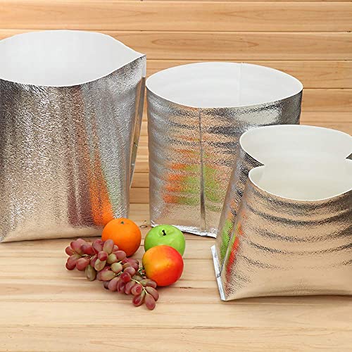 Smilco Reusable Insulation Bags Thermal Box Liners 13 x 8.5 x 12 Metalized Box Liners 6 PCS for Lunch Box Shopping Bag Insulation Lining Waterproof Insulation Package