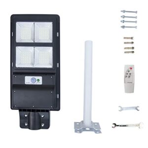 120W Solar Street Light Dusk to Dawn,Parking Lot Lights 18000mAH Iron Phosphate Battery LED Outdoor Lighting,9600Lm Light/PIR Motion Sensor for Garage,Patio,Garden,Driveway