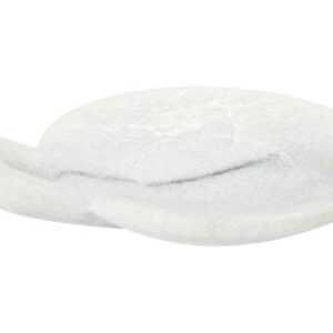 Creative Co-Op Small Marble Handle Dish, 4", White