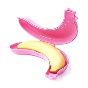 aisoway banana case outdoor bananas protector box storage container random color