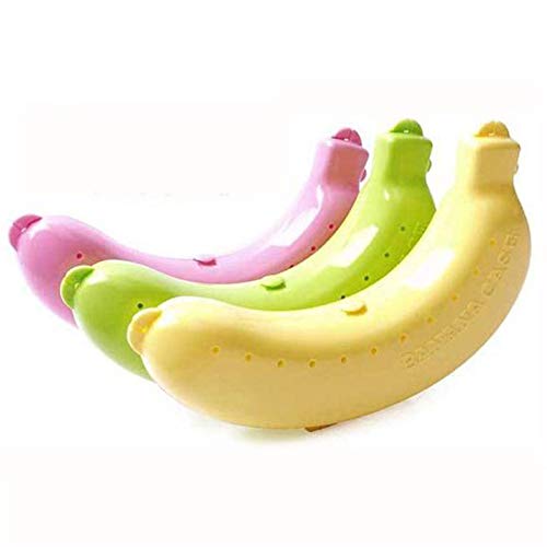 Aisoway Banana Case Outdoor Bananas Protector Box Storage Container Random Color