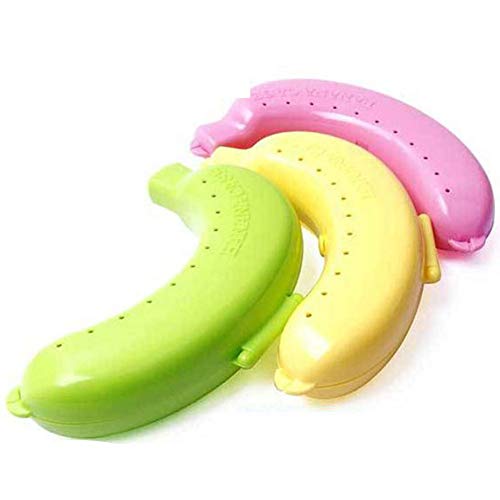 Aisoway Banana Case Outdoor Bananas Protector Box Storage Container Random Color