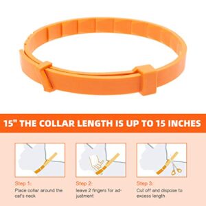 Calming Collar for Cats - 2 Pack Adjustable Natural Pheromone Kitten Collars Reduce Anxiety