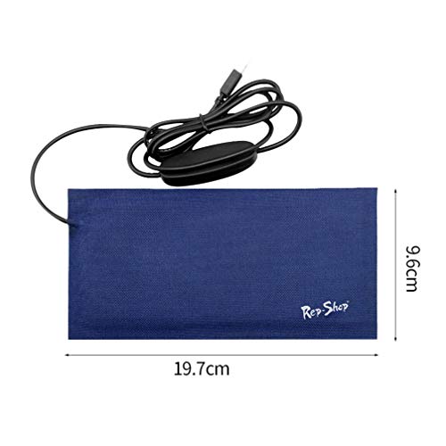 POPETPOP Small Animal Heating Pad Pet Electric Blanket Waterproof Constant Temperature Heating Pad USB Plug