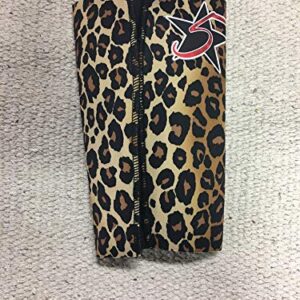 5 Star Equine Products Cheetah Pattern Size Small/Medium Barrel Racing Shin Guards