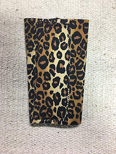 5 Star Equine Products Cheetah Pattern Size Small/Medium Barrel Racing Shin Guards