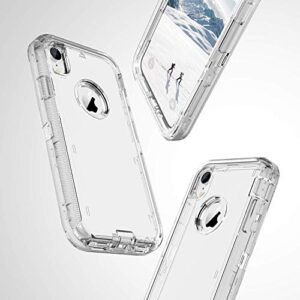 ORIbox Case Compatible with iPhone XR Case, Heavy Duty Shockproof Anti-Fall Clear case