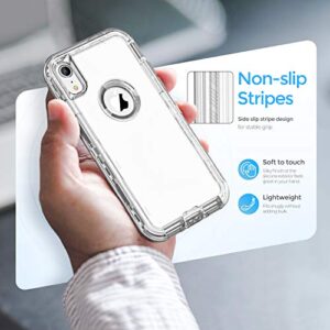 ORIbox Case Compatible with iPhone XR Case, Heavy Duty Shockproof Anti-Fall Clear case