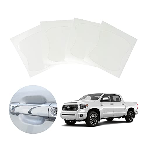 YelloPro Custom Fit Door Handle Cup 3M Anti Scratch Clear Bra Paint Protector Film Cover Self Healing Guard for 2014 2015 2016 2017 2018 2019 2020 2021 Toyota Tundra Pickup Truck