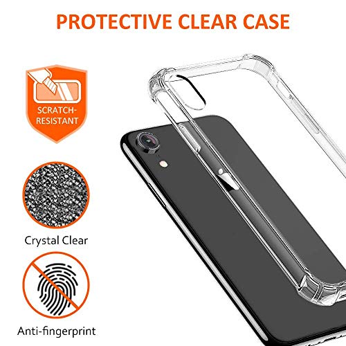 ORIbox Case Compatible with iPhone XR Case, with 4 Corners Shockproof Protection