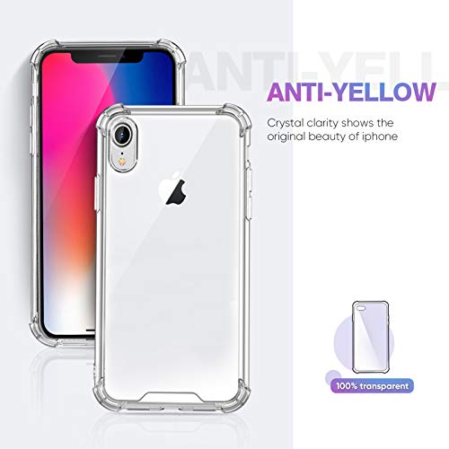 ORIbox Case Compatible with iPhone XR Case, with 4 Corners Shockproof Protection