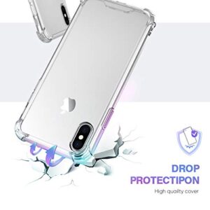 ORIbox Case Compatible with iPhone X/XS Case, with 4 Corners Shockproof Protection