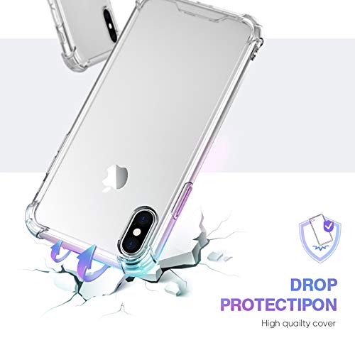 ORIbox Case Compatible with iPhone X/XS Case, with 4 Corners Shockproof Protection