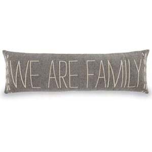 Mud Pie WE are Family Long Pillow