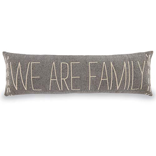 Mud Pie WE are Family Long Pillow