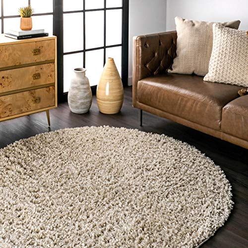 nuLOOM Neva Modern Tasseled Shag Accent Rug, 2' x 3', Beige