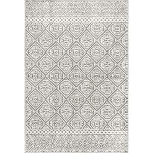 nuLOOM Floral Jeanette Accent Rug, 2' x 3', Grey