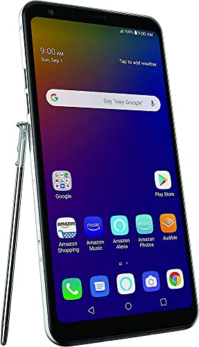 LG Stylo 5 LM-Q720 6.2" Smartphone – Unlocked – 32 GB – Silvery White (Renewed)