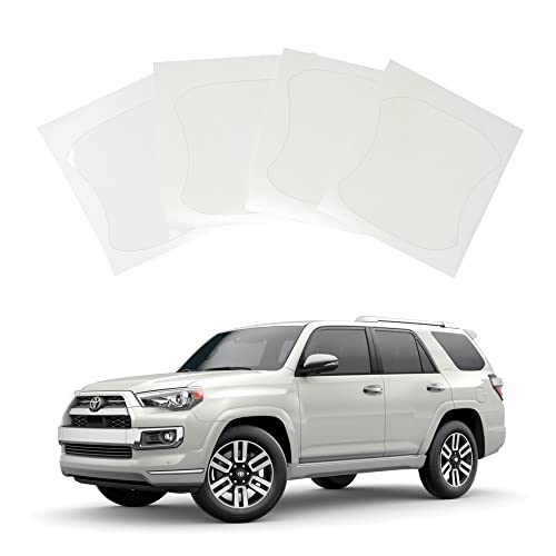 YelloPro Custom Fit Door Handle Cup 3M Anti Scratch Clear Bra Paint Protector Film Self Healing PPF Guard for 2014 2015 2016 2017 2018 2019 2020 2021 2022 2023 Toyota 4Runner SUV