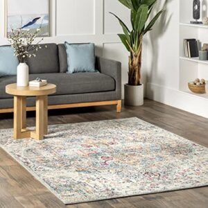 nuloom vintage maryetta area rug, 9' x 12', blue