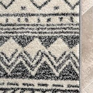 nuLOOM Becky Tribal Area Rug, 3' x 5', Dark Grey