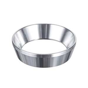 54mm espresso dosing funnel, matow stainless steel coffee dosing ring compatible with 54mm breville portafilter