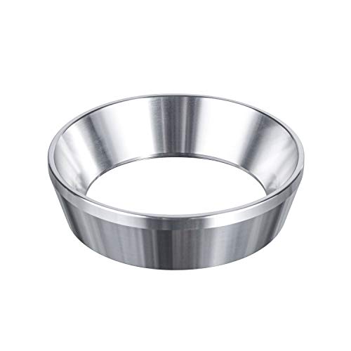 54mm Espresso Dosing Funnel, MATOW Stainless Steel Coffee Dosing Ring Compatible with 54mm Breville Portafilter