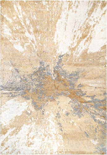 nuLOOM Cyn Contemporary Abstract Area Rug, 3' x 5', Gold