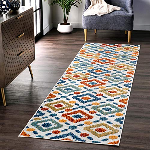 nuLOOM Labyrinth Transitional Indoor/Outdoor Area Rug, 4' x 6', Multi