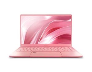 msi prestige 14 a10sc-091-14" fhd display, intel core i7-10710u, geforce gtx1650 (max-q) 4gb gddr5, 512gb nvme ssd, win 10 pro, pink laptop