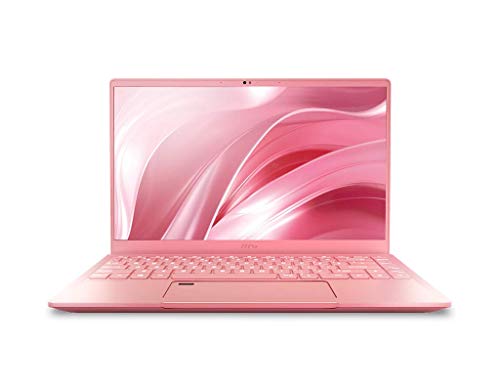 MSI Prestige 14 A10SC-091-14" FHD Display, Intel Core i7-10710U, GeForce GTX1650 (Max-Q) 4GB GDDR5, 512GB NVMe SSD, Win 10 PRO, Pink Laptop