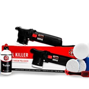 Adam’s Swirl Killer 12mm Car Buffer Polisher Kit - Orbital Polishing Paint Correcting Buffer Tool - Car Scratch Remover, Correcting Polish - Use Post Car Wash Clay Bar & Pre Wax or Ceramic Coating