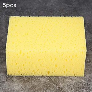 Suuonee Sponge Cleaner, Square Shape Handheld Nonslip Sponge Washing Cleaner Tool for Car Auto Motorcycle(5pcs)