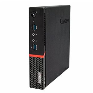 Lenovo ThinkCentre M700 Tiny Business Desktop PC, Intel Quad Core i5-6500T up to 3.1GHz, 16G DDR4, 512G SSD, WiFi, Bluetooth 4.0, Windows 10 64-Multi-Language Support English/Spanish/French (Renewed)