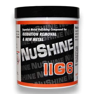 nuvite - nushine ii grade g6 oxidation removal and metal polish - 1lb