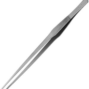 FEITA Extra Long Tweezers 18.9 Inch Stainless Steel Straight Tweezer Tongs for Aquarium Fish Tank Plants