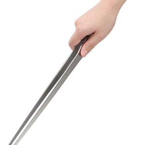 FEITA Extra Long Tweezers 18.9 Inch Stainless Steel Straight Tweezer Tongs for Aquarium Fish Tank Plants