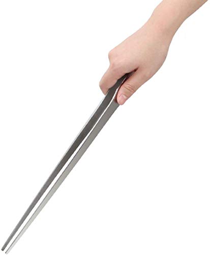 FEITA Extra Long Tweezers 18.9 Inch Stainless Steel Straight Tweezer Tongs for Aquarium Fish Tank Plants