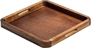 kalmar home square serving tray | charcuterie board | acacia wood | environmentally friendly | 14 in