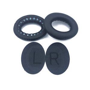 meiyin 2pcs/1pair grey headphone cushions replacement ear pads cover for qc35 headset