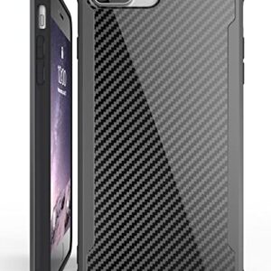 Nicexx Designed for iPhone 7 Plus | iPhone 8 Plus Case with Carbon Fiber Pattern, 12ft. Drop Tested, Wireless Charging Compatible - Black