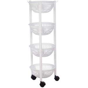 rolling 4 tier kitchen organizer by chef's pride