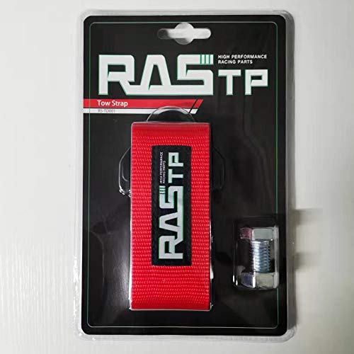 RASTP High Strength Racing Tow Strap (Red)