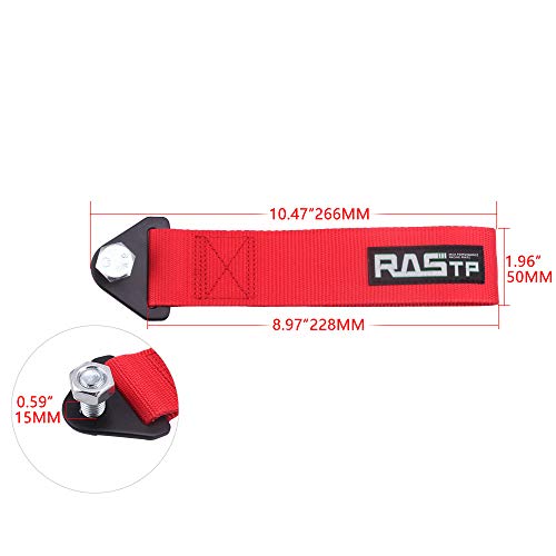 RASTP High Strength Racing Tow Strap (Red)