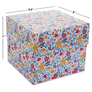 Blossom Greeting Card Organizer Box - Stores 140+ cards (not included). 7" x 9" x 9-1/2"